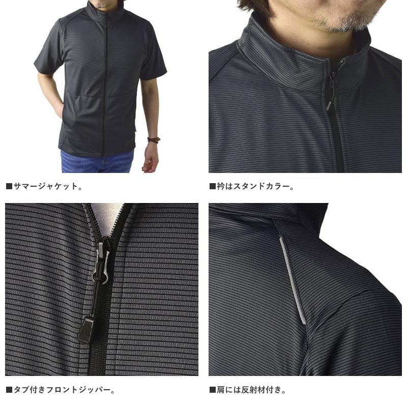 FIRSTDOWN thebasic ファーストダウン 秒速吸水 サマージャケット メンズ 半袖 ドライブルゾン 速乾 抗菌 防臭 アウター C8D【パケ1】 :c8d:FLAG ON ...