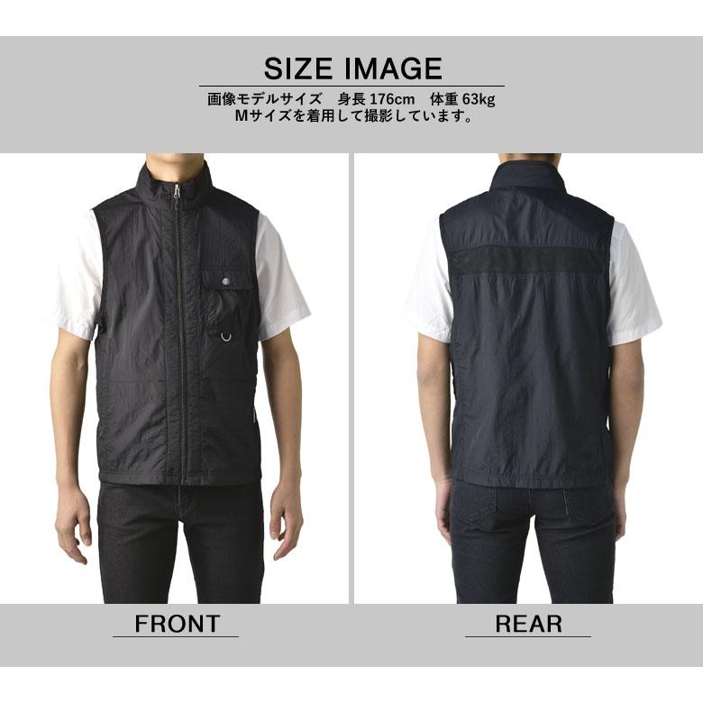 FIRST DOWN 最終処分 FIRSTDOWN thebasic ファーストダウン メンズ ナイロンベスト 抗菌防臭 メッシュ ワッシャー加工 軽量 X2O セール【パケ1】 ポイント利用 ...