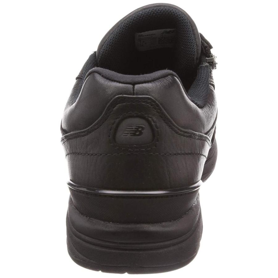 New Balance スニーカー ニューバランス new balance ウォーキングシューズ メンズ MW585 ブラック BK 4E 幅広対応 ファスナー付 本革 天然皮革 ...
