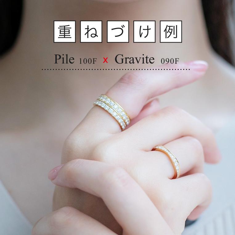 フラッグス flags ダイヤ K18 ダイヤモンド 1.0ct フルエタニティ リング Pile100f 18金 18K PT プラチナ 金 エタニティリング フル 指輪 レール ...