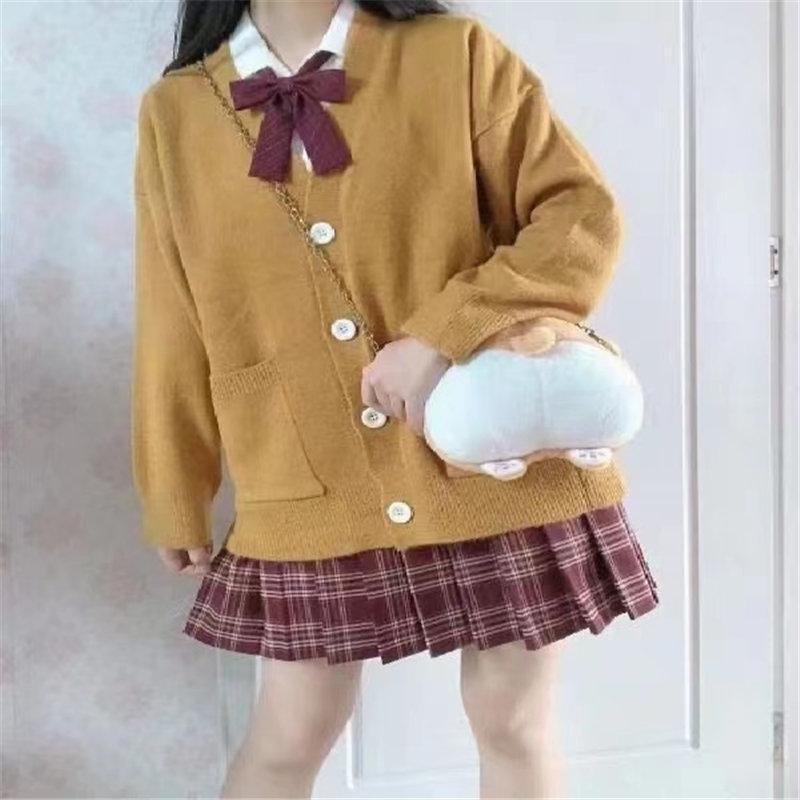 スクールカーディガン レディース カーディガン 学生服 Vネック スクールカーディガン レディース カーディガン 学生服 Vネック