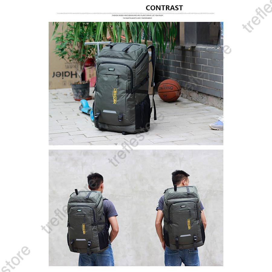 登山用リュック 80L バックパック リュックサック 大容量 リュック 登山 丈夫 旅行 防災 遠足 軽量 撥水 アウトドア 男女兼用 : フラグシップ21 - 通販 - Yahoo!ショッピング