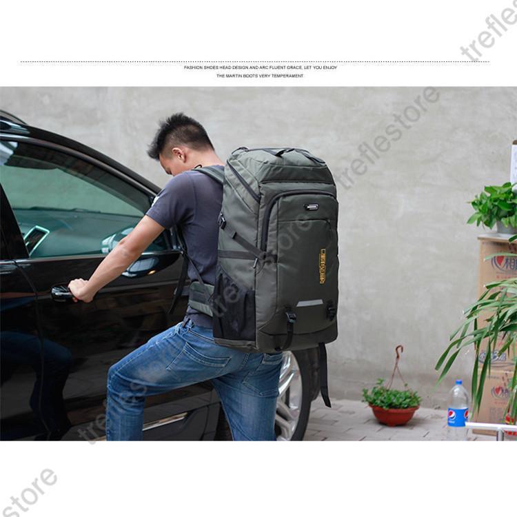 登山用リュック 80L バックパック リュックサック 大容量 リュック 登山 丈夫 旅行 防災 遠足 軽量 撥水 アウトドア 男女兼用 : フラグシップ21 - 通販 - Yahoo!ショッピング