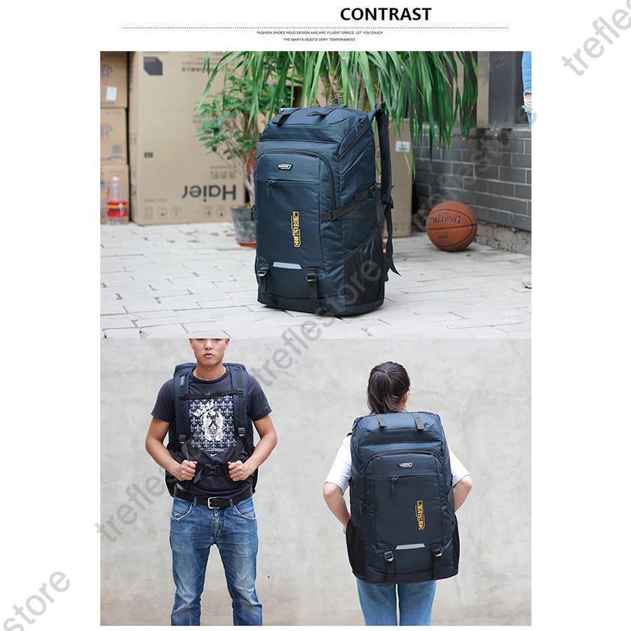 登山用リュック 80L バックパック リュックサック 大容量 リュック 登山 丈夫 旅行 防災 遠足 軽量 撥水 アウトドア 男女兼用 : フラグシップ21 - 通販 - Yahoo!ショッピング