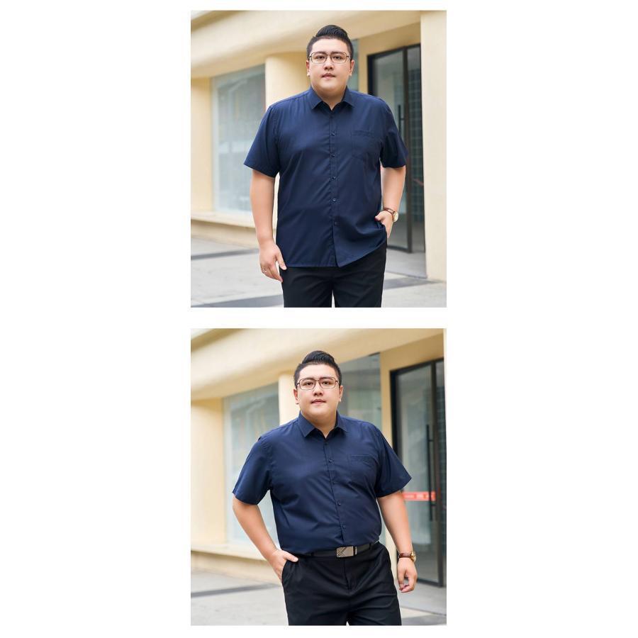 シャツ メンズ 半袖 大きいサイズ L~8XL ぽっちゃりさん ノーアイロン ワイシャツ ビッグサイズ ビジネス カジュ : フラグシップ21 - 通販 - Yahoo!ショッピング