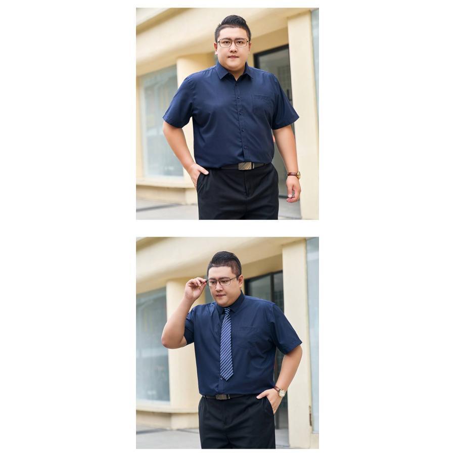 シャツ メンズ 半袖 大きいサイズ L~8XL ぽっちゃりさん ノーアイロン ワイシャツ ビッグサイズ ビジネス カジュ : フラグシップ21 - 通販 - Yahoo!ショッピング