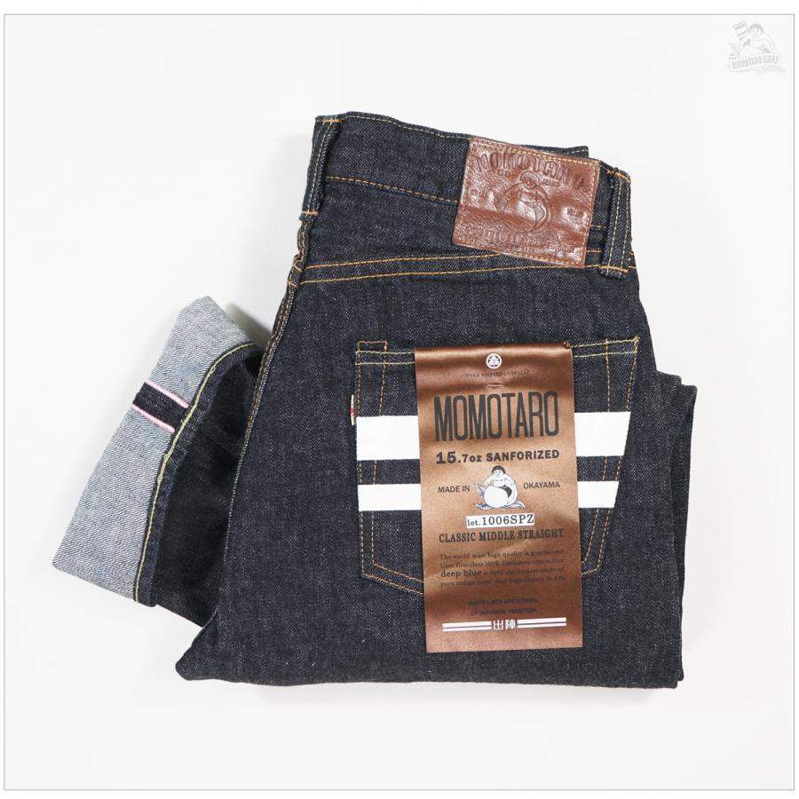 桃太郎ジーンズ 1006SPZ MOMOTARO JEANS "15.7oz 出陣ミドルストレート ジッパーフライ" (1006SPZ) : FLAMINGO Sapporo - 通販 ...