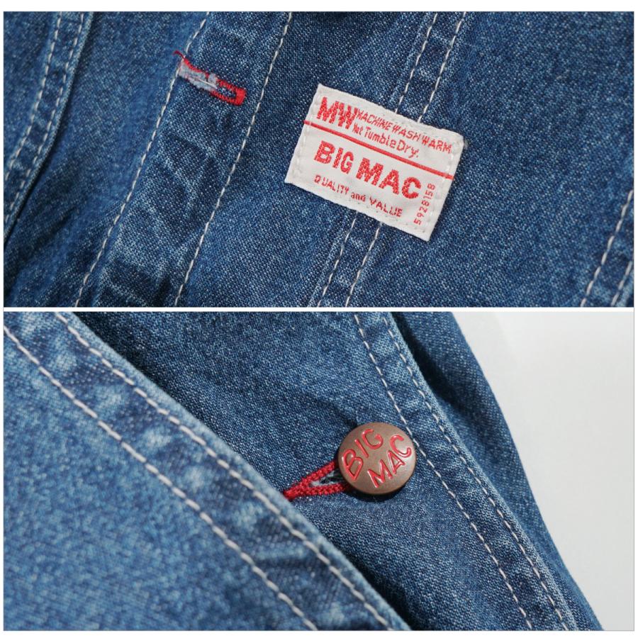 BIG MAC（ビッグマック） "デニム オーバーオール" メンズ・レディース ユニセックス BIG-150 : FLAMINGO Sapporo - 通販 - Yahoo!ショッピング