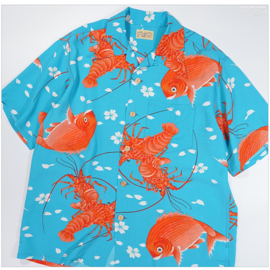 SUN SURF SS39483 サンサーフ "SYMBOL OF GOOD LUCK" スペシャルエディション 半袖アロハシャツ ...