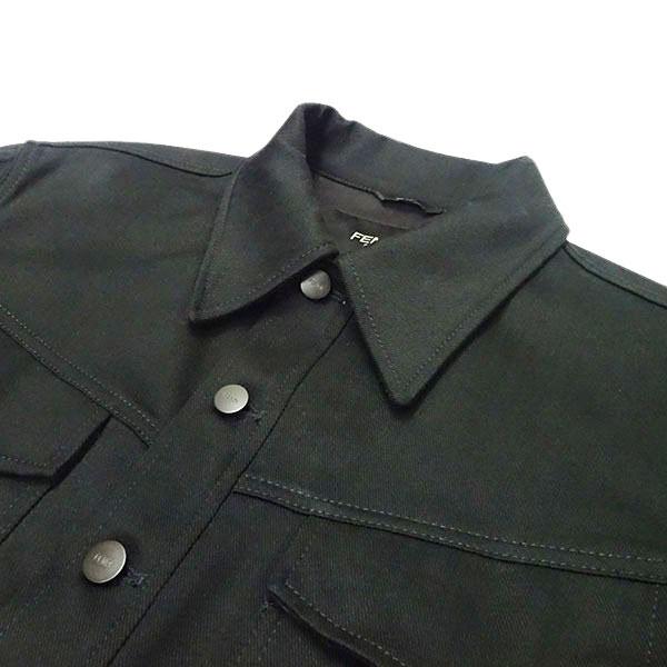 FENDI フェンディ ロゴデニムジャケット FW1048AFET サイズ50 FENDI フェンディ ロゴデニムジャケット FW1048AFET サイズ50