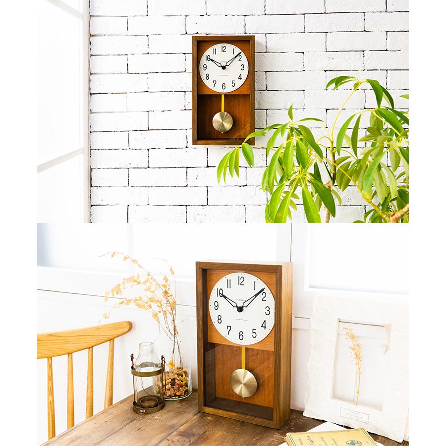 CHAMBRE HINOKI PENDULUM CLOCK/シャンブル ヒノキ ペンダルム クロック 掛け時計 置き時計 : flaner - 通販 - Yahoo!ショッピング