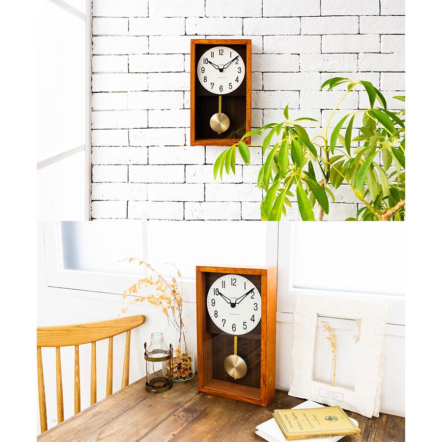 CHAMBRE HINOKI PENDULUM CLOCK/シャンブル ヒノキ ペンダルム クロック 掛け時計 置き時計 : flaner - 通販 - Yahoo!ショッピング