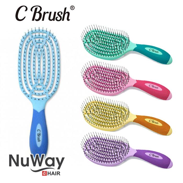 NuWay C Brush ヘアブラシ Cブラッシュ ニューウェイ 爆買 : flaner - 通販 - Yahoo!ショッピング