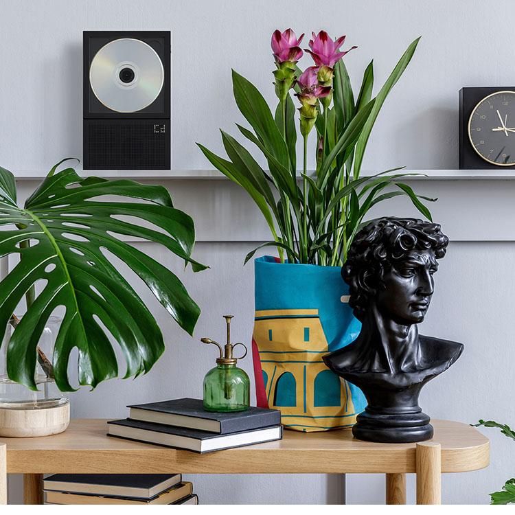 専用スタンドセット CDプレーヤー km5 CP2 ポータブルCDプレーヤー Instant Disk Audio Bluetooth5.1 ...