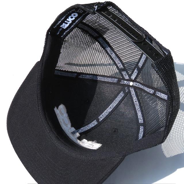 BLUCO スナップバック メッシュキャップ ブルコ 6-PANEL MESH CAP -BWG- ブラック : フラッシュキャデラック - 通販 - Yahoo!ショッピング