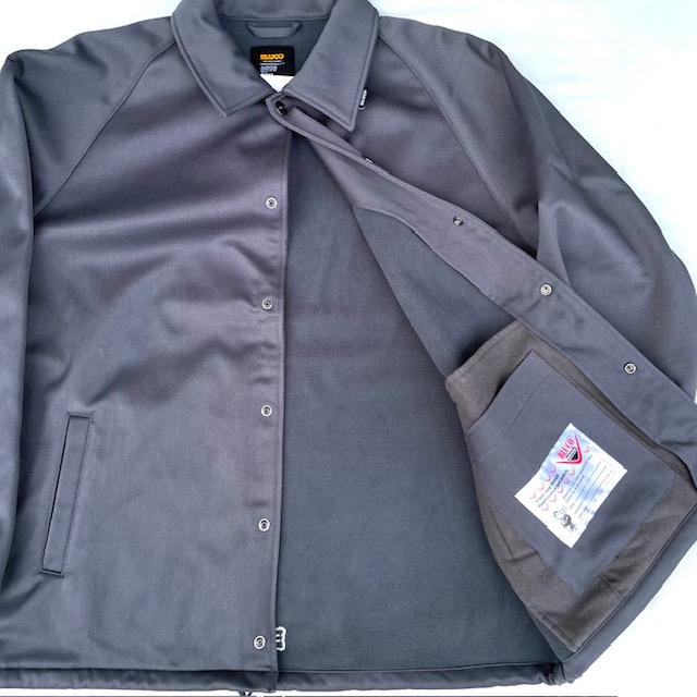 BLUCO Mサイズ STRETCH WARM COACH JACKET ストレッチ コーチジャケット ブルコ グレー色 : フラッシュキャデラック - 通販 - Yahoo!ショッピング