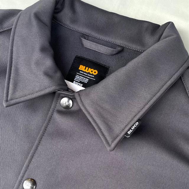 BLUCO Mサイズ STRETCH WARM COACH JACKET ストレッチ コーチジャケット ブルコ グレー色 : フラッシュキャデラック - 通販 - Yahoo!ショッピング