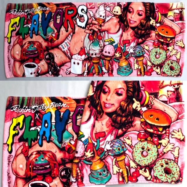 ロッキンジェリービーン “FLAVORS x Rockin’Jelly Bean” タオル EROSTIKA : etk011 : フラッシュキャデラック - 通販 - Yahoo!ショッピング