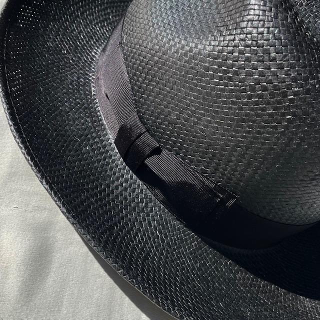 Mr.FATMAN Mr.FAT MAN ミスターファットマン J.J.WILLIAMS NICK ストローハット ブラック : フラッシュ ...