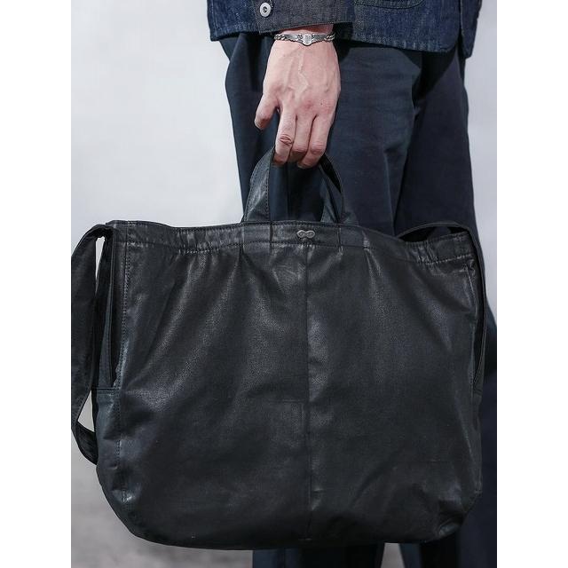 PEANUTS＆CO 限定 Peanuts&Co ACVM コラボ WAXED COTTON NEWS PAPER BAG Black ...
