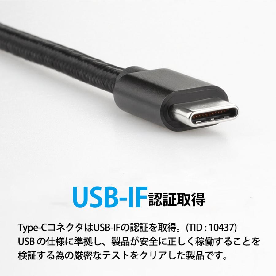 USB-C to USB-Aケーブル 1m 最大3A USB3.2 Gen2 miwakura 美和蔵 充電/データ転送 10Gbps 強靭 ...