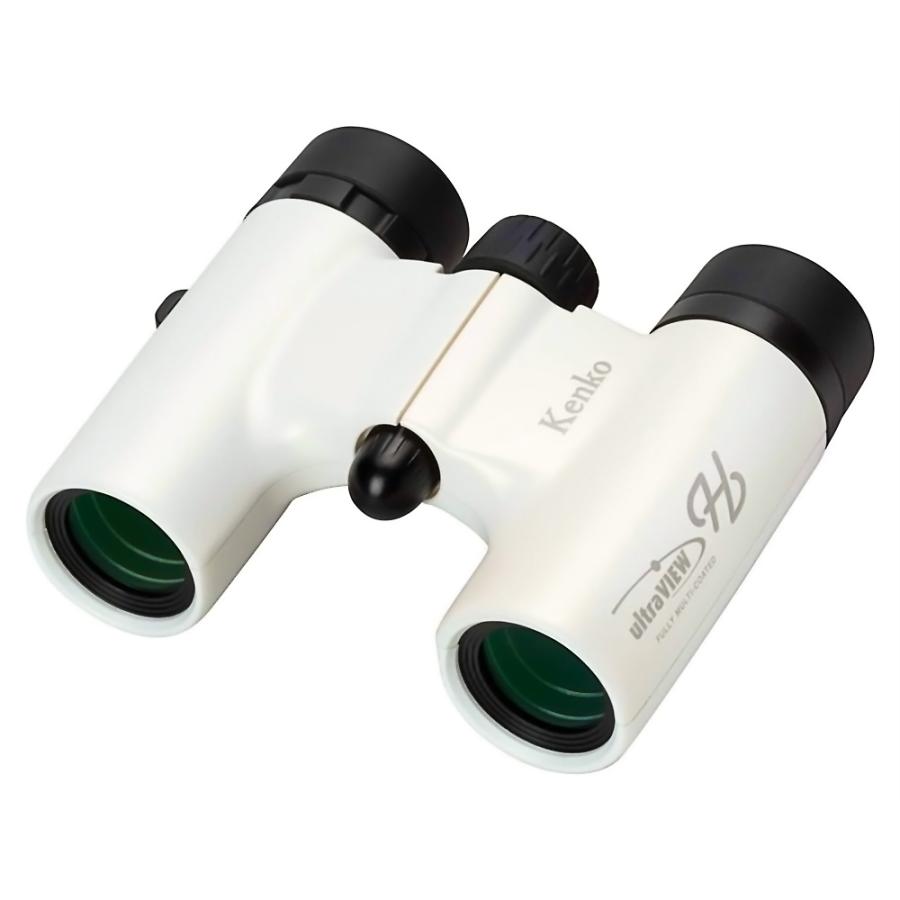 ケンコー・トキナー 双眼鏡 6倍 ultraVIEW ウルトラビューH 6×21DH FMC Kenko 口径21mm ダハプリズム フルマルチコート 軽量 アルミダイカスト製 ホワイト ...