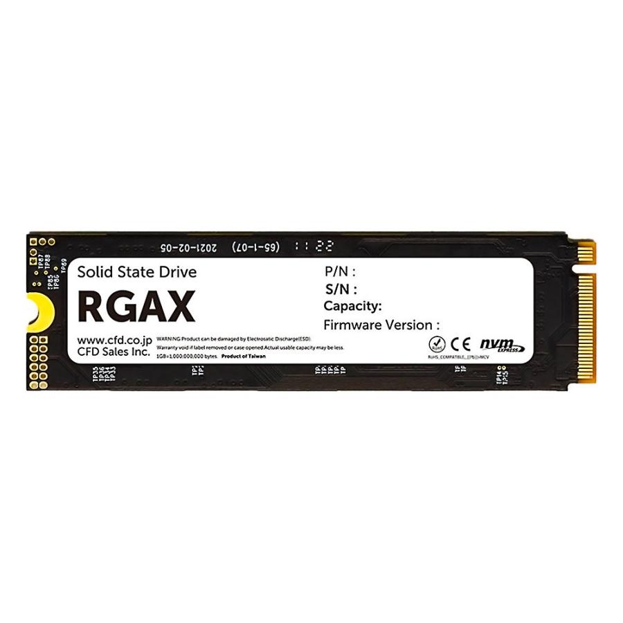 CFD販売 M.2 NVMe SSD 1TB M.2-2280 内蔵型 CFD RGAXシリーズ PCIe Gen3 x4 3D TLC R ...