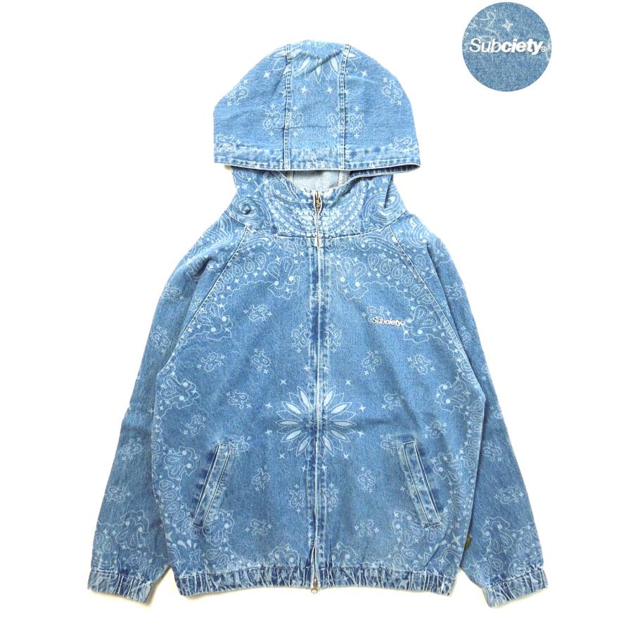 [SUBCIETY] BANDANA DENIM HOODIE(IN) : FLASH POINT - 通販 - Yahoo!ショッピング