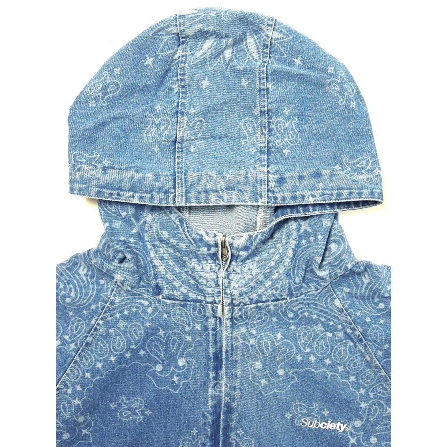 [SUBCIETY] BANDANA DENIM HOODIE(IN) : FLASH POINT - 通販 - Yahoo!ショッピング