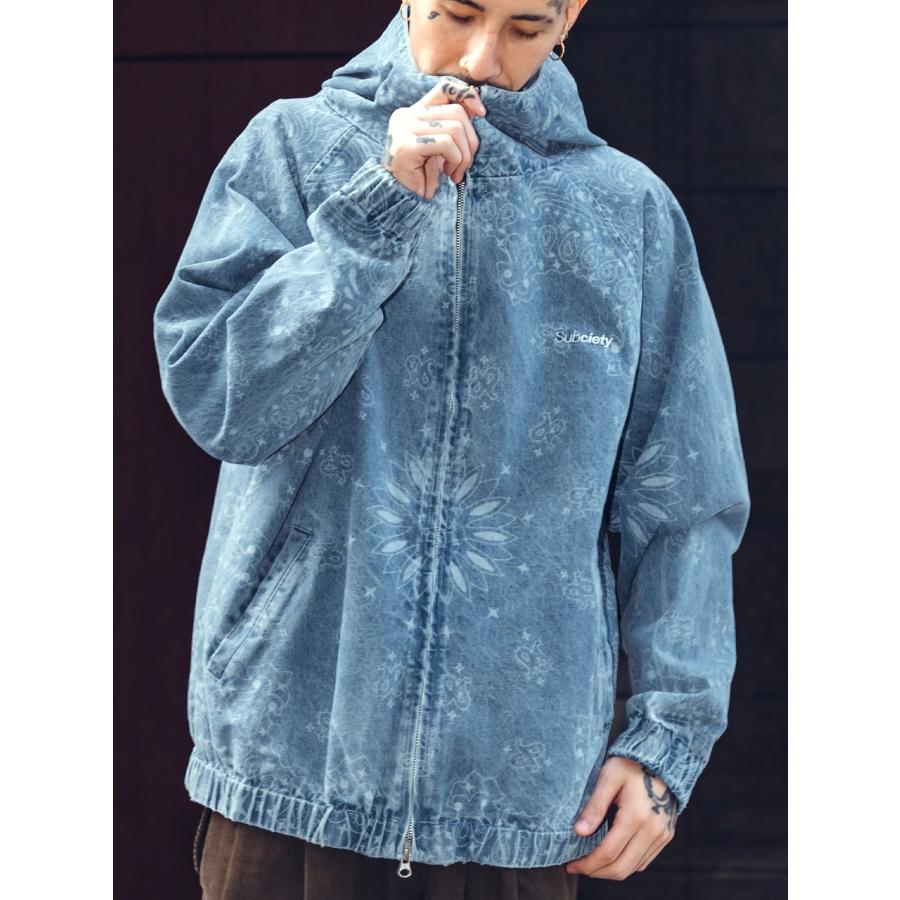 [SUBCIETY] BANDANA DENIM HOODIE(IN) : FLASH POINT - 通販 - Yahoo!ショッピング