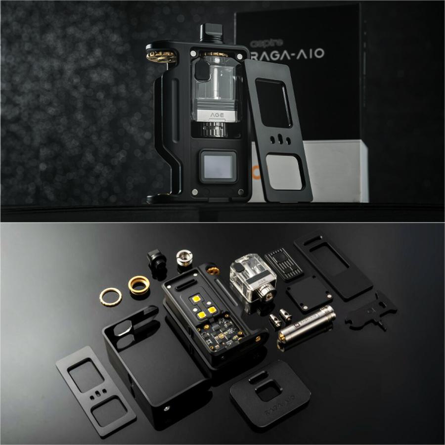Aspire RAGA AIO アスパイア ラガ エーアイオー 電子タバコ vape 本体 mod BB互換 BORO タンク Billet ...