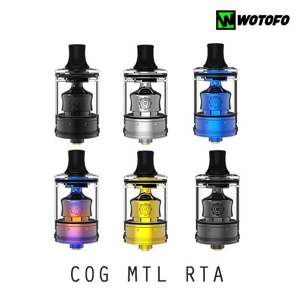 Wotofo COG MTL RTA ウォトフォ コグ コッグ 電子タバコ vape 直径 22mm アトマイザー シングル ビルド タンク ...