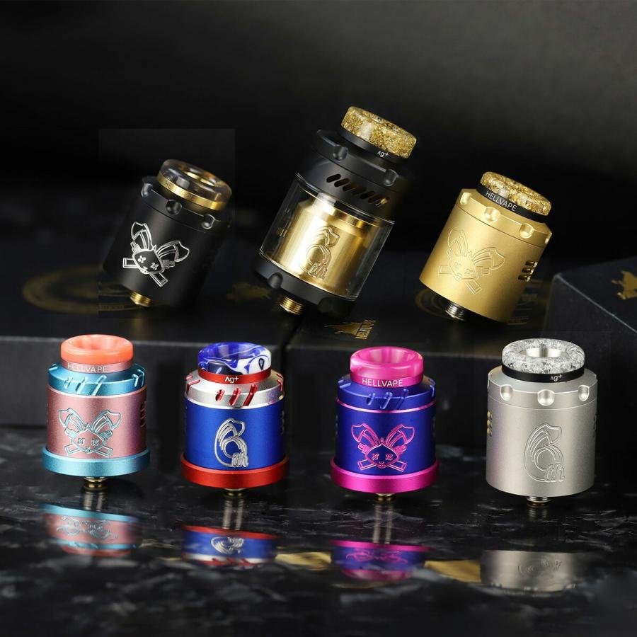 6周年 Hellvape Dead Rabbit V3 RTA 6th ヘルべイプ デッドラビット 電子タバコ vape アトマイザー RBA ...