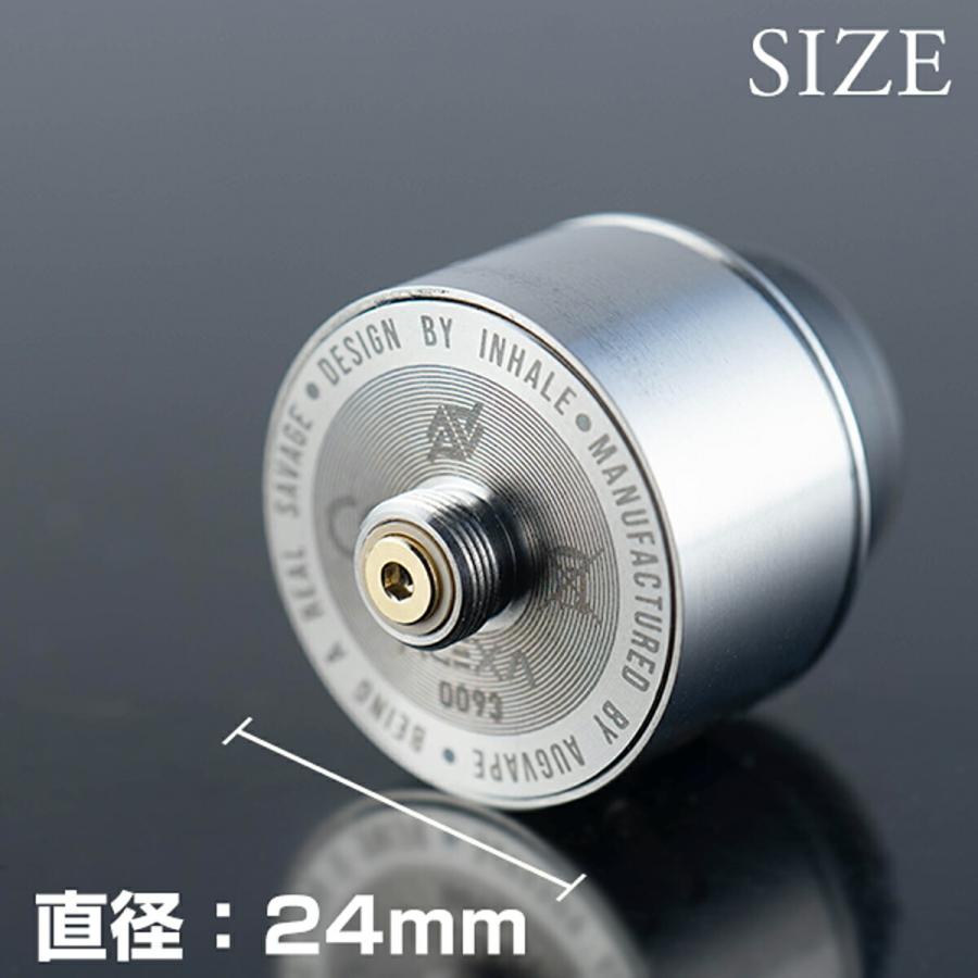 Augvape × Inhale Alexa S24 RDA オウグベープ インヘイル アレクサ 電子タバコ vape アトマイザー RBA ...