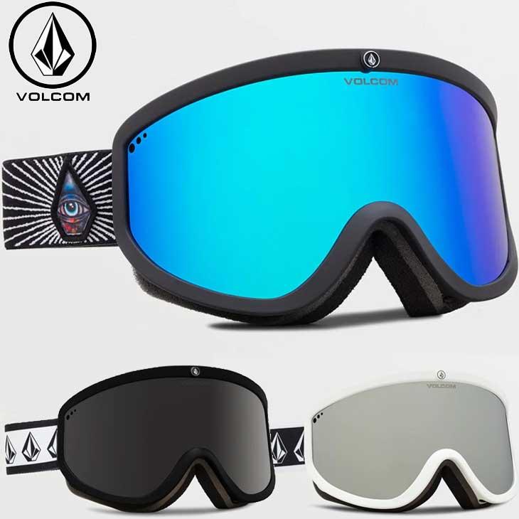 スノボ ゴーグル VOLCOM ボルコム 22-23 型落ち Footprints Goggle 【Jaimeラバーストラップ 】と【黒/白 ...