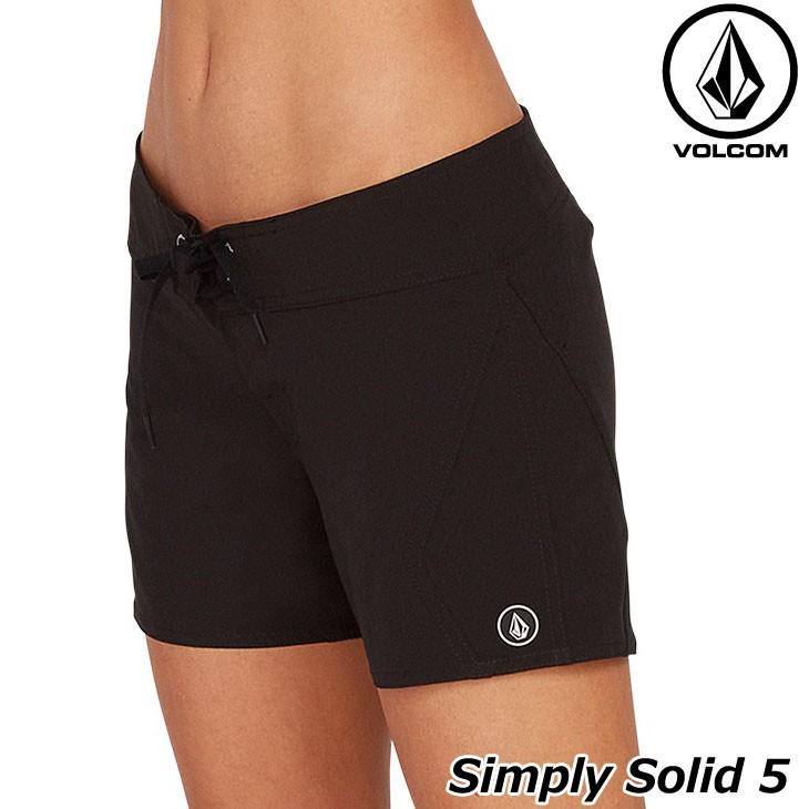 ボルコム VOLCOM レディース ボードショーツ Simply Solid 5 O0811700 【返品種別OUTLET ...