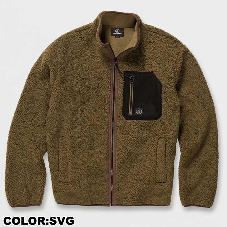 VOLCOM（ボルコム） メンズ ジップ 2022秋冬 MUZZER FUZZAR ZIP ジップ フリース A4832201 ship1 ...