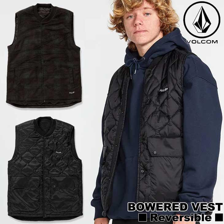 VOLCOM ボルコム メンズ ベスト 2022秋冬 BOWERED VEST (REVERSIBLE) A1832201 ...