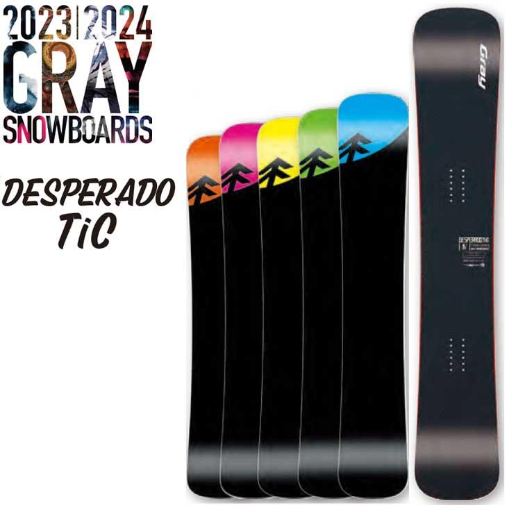 NIDECKER（ナイデッカー） 23-24 GRAY SNOWBOARD グレイ スノーボード DESPERADO TiC デスペラード ...