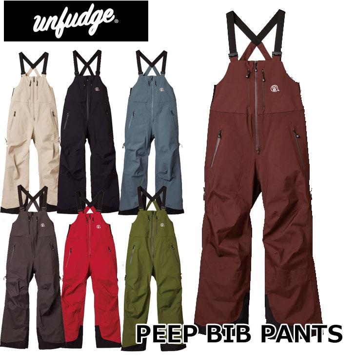 24-25 unfudge snow wear ウエアー PEEP BIB PANTS ピープ ビブパンツ 【BASIC FIT】 ship1 ...
