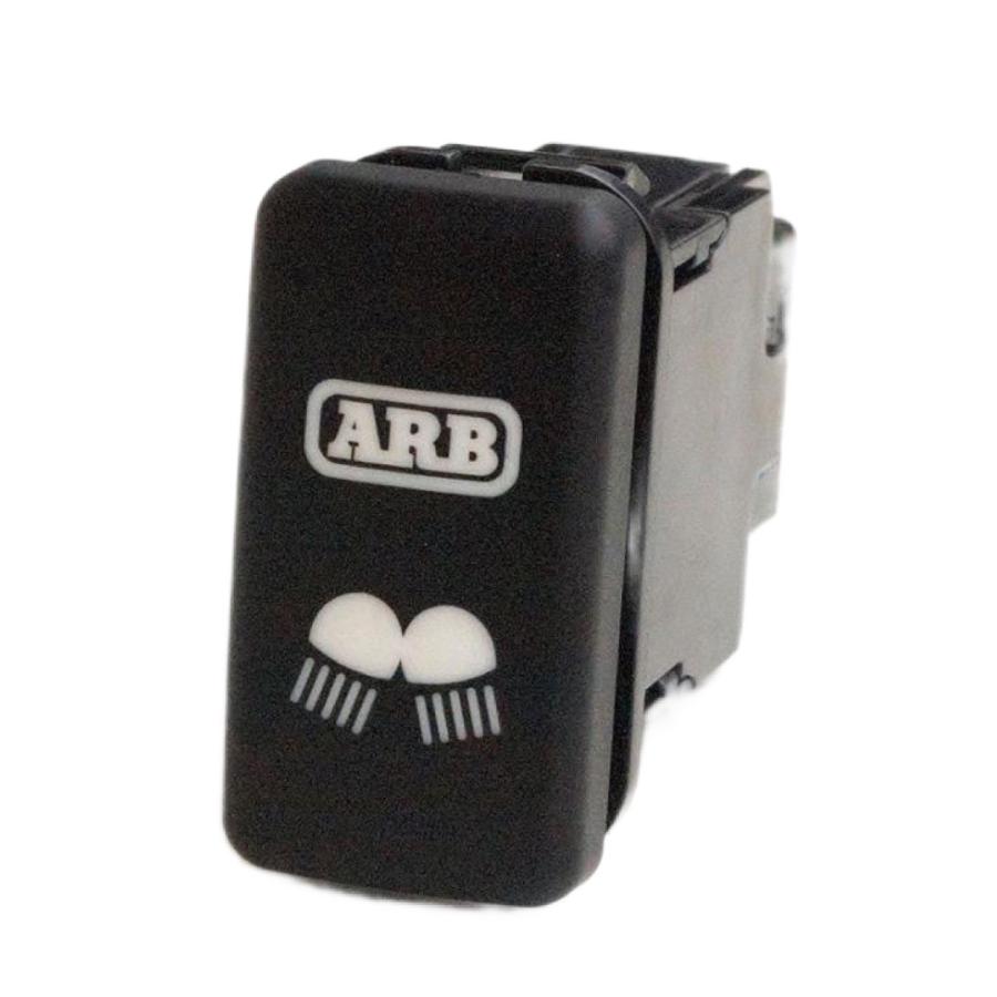 ARB 正規品 FJクルーザー専用 AUX フォグライト 縦式スイッチ グリーンLED プッシュボタン 800VFJAXNG 「1 ...