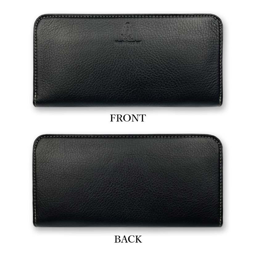 Hush Puppies(ハッシュパピー)ラウンドファスナー 長財布 ロングウォレット L字ファスナー コインケース レザー 牛革 豚革 本革 ...