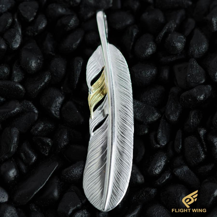 【新品】Point K18 SV Plain Feather / La Key ラキー ポイントK18 SVプレーン特大フェザー(右 ...