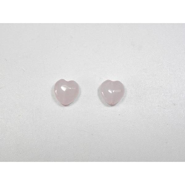 gh027 ローズクォーツハート 10mm、2個 : フローレンス ショッピング - 通販 - Yahoo!ショッピング