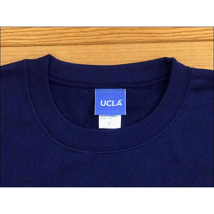 UCLA DOUBLE-SIDED PRINTING CREW SWEAT インディゴ スウェット トレーナー University of ...