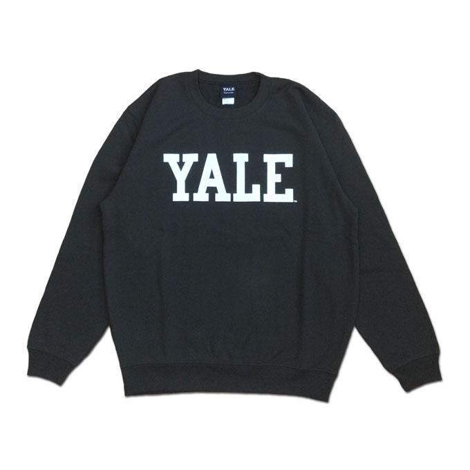 UCLA YALE University DOUBLE-SIDED PRINTING CREW SWEAT ブラック スウェット トレーナー ...