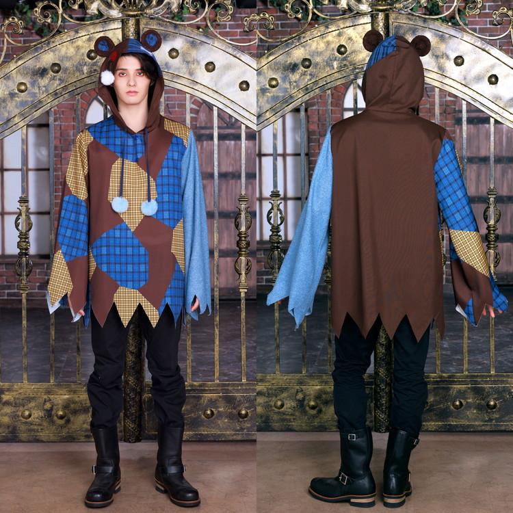 clearstone ネオゾンビ ブロークン ベア パッチワーク 熊 ベアー ユニセックス 男女兼用 衣装 仮装 コスプレ コスチューム ハロウィン ハロウィーン halloween ...