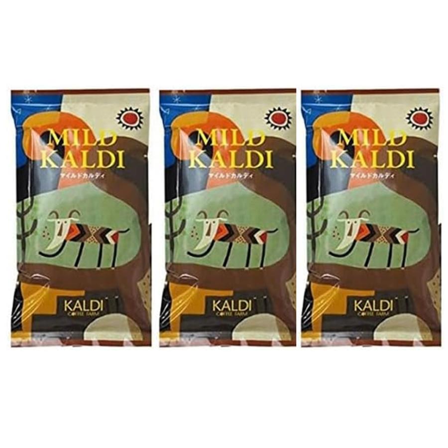 マイルドカルディ コーヒー豆 200g 3個セット カルディ KALDI 焙煎珈琲 [ ブラック アイスコーヒー カフェラテ カフェオレ ] 中煎り ミディアムロースト : kal ...