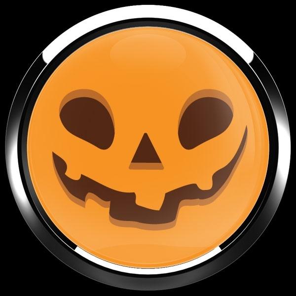 Gobadges（ゴーバッジ）ドームバッジ（CD1083 - Seasonal JACK O LANTERN） : フライングバード ...