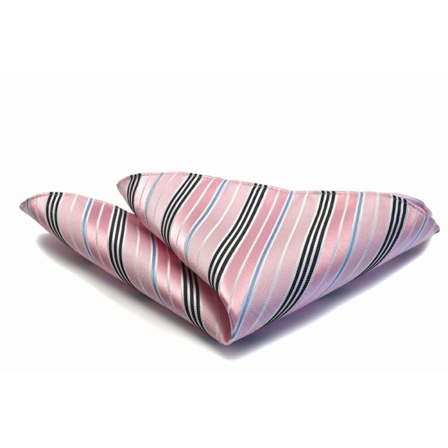 MICHIKO LONDON ジャガードチーフ(シルク100%) ストライプ柄 ピンク 日本製 m-po-68a ポイント利用 : ネクタイの専門店Flying Blue - 通販 ...